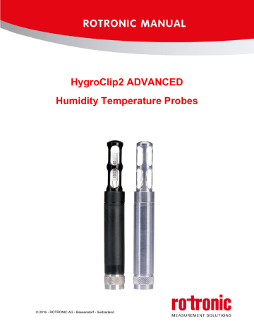 Rotronic HC2A Owner's Manual | Manualzz