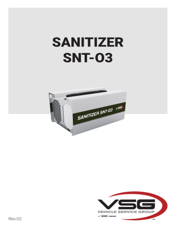 Blitz Sanitizer SNT-O3 El manual del propietario | Manualzz