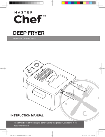Master Chef 43-1338-0 Deep Fryer User Manual | Manualzz