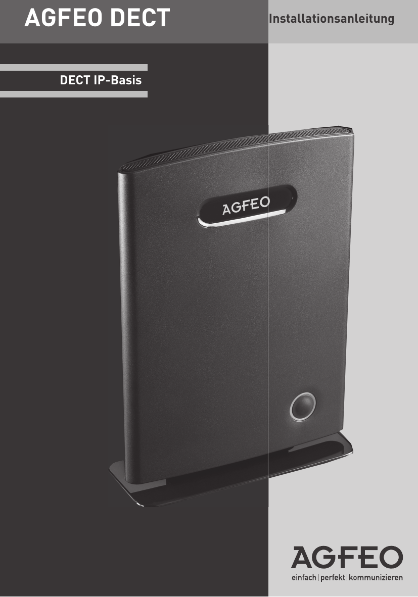 AGFEO DECT IP-Basis Installationsanleitung | Manualzz