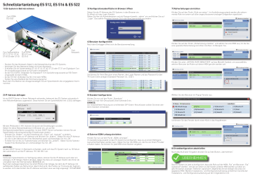 AGFEO ES 512 Schnellstartanleitung | Manualzz