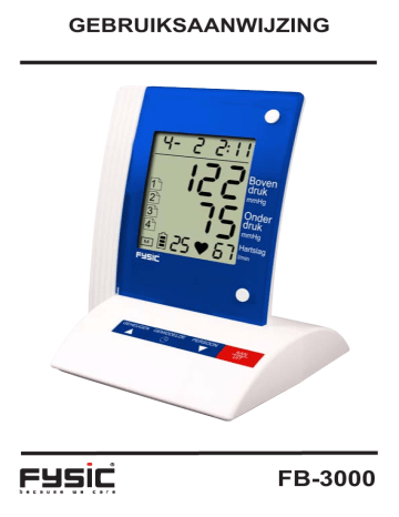 Fysic fb 3000 de handleiding | Manualzz