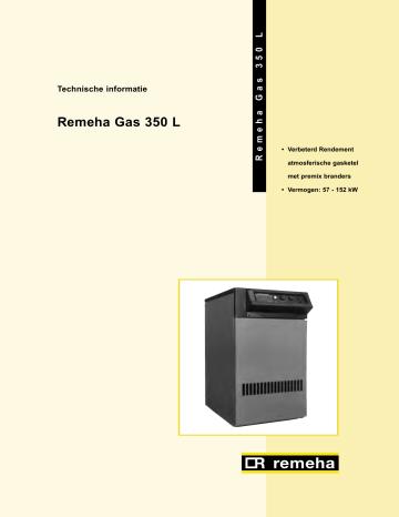 REMEHA Remeha Gas 350 L de handleiding | Manualzz