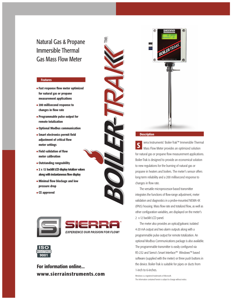 Sierra 620S BoilerTrak User manual | Manualzz