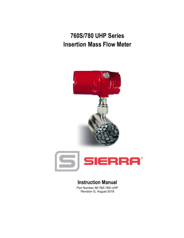 Sierra FlatTrak 780S-UHP Instruction Manual | Manualzz