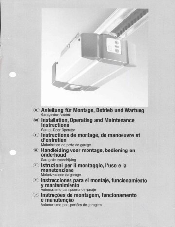 Hormann Supramatic 2 Owner Manual | Manualzz