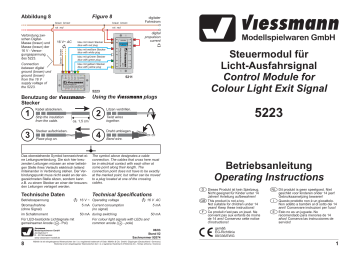 Viessmann 5223 Owner Manual | Manualzz