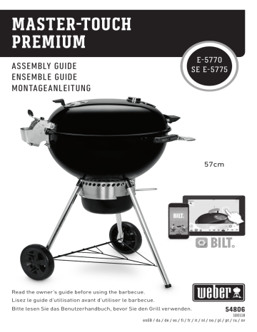 Weber Master Touch Premium E-5770 Assembly Guide | Manualzz