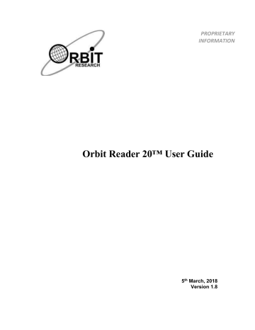 Orbit Reader 20 User Manual | Manualzz