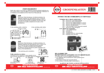 Elro Groepenkast schema Owner Manual | Manualzz