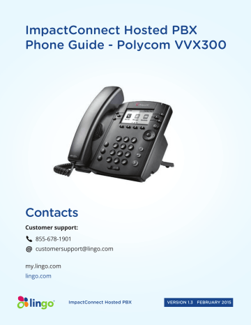Polycom VVX300 Phone Manual | Manualzz