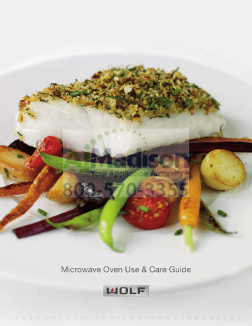 Wolf MS24 2.0 cu. ft. Countertop Microwave Oven Mode d'emploi | Manualzz