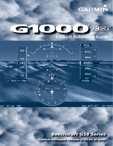 Garmin G1000 NXi - Beechcraft Baron G58 Reference Guide | Manualzz