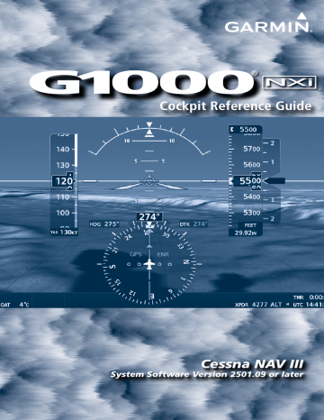 Garmin G1000 NXi - Cessna 206H/T206H Nav III Reference Guide | Manualzz