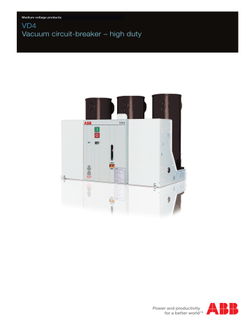 ABB VD4 Series Operating Manual | Manualzz
