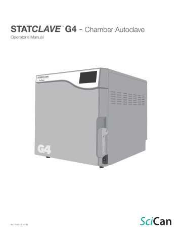 SciCan STATCLAVE G4 Operator's Manual | Manualzz