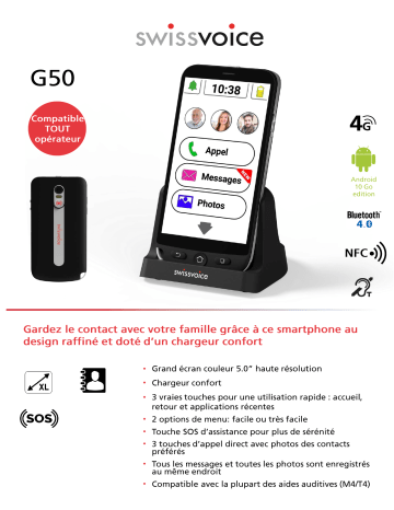 SwissVoice G50 Datasheet | Manualzz