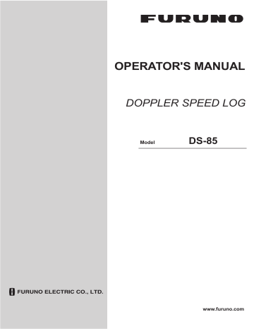 FURUNO DS85 Manual | Manualzz