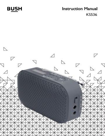 Bush Mini Mono DAB Radio Instruction manual | Manualzz