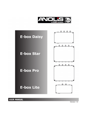 2.3 E-box Pro. Anolis e-box series | Manualzz