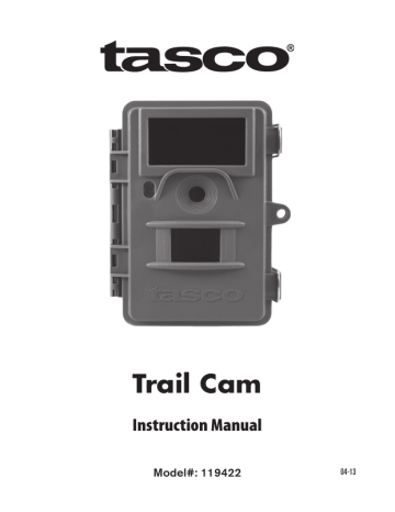 Tasco 119422 Trail Camera Instruction Manual | Manualzz