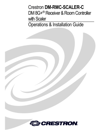 Crestron DM-RMC-SCALER-C Installation Guide | Manualzz