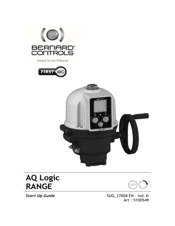 Bernard Controls AQ Range LOGIC Installation & Operation Manual | Manualzz