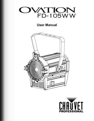 Chauvet Ovation User Manual | Manualzz