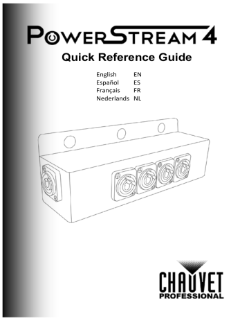Chauvet PowerStream Quick Reference Guide | Manualzz