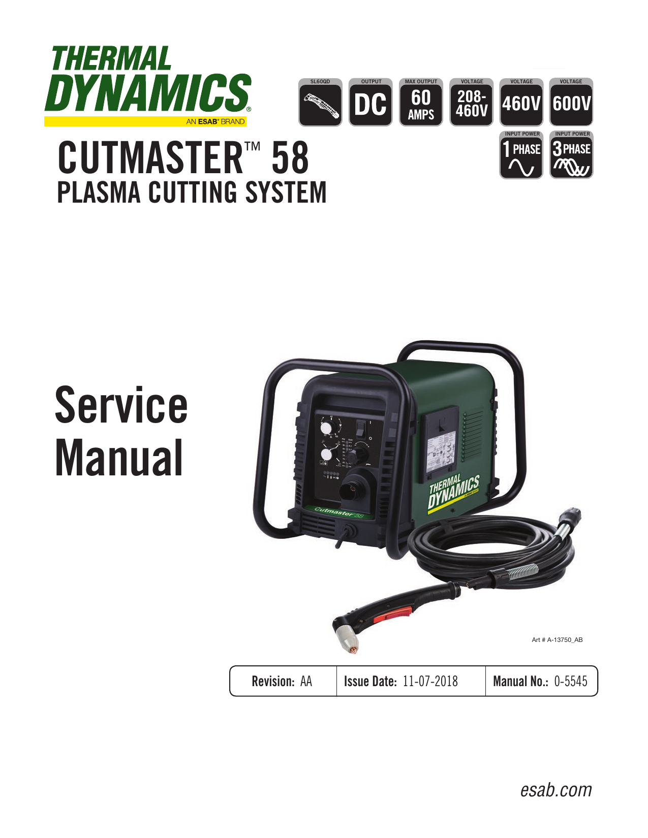 Victor Thermal Dynamics Cutmaster 52 Troubleshooting Best Selection ...