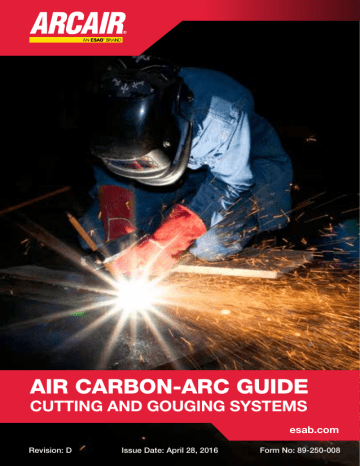 ESAB Air Carbon-Arc Guide Cutting and Gouging Systems Instruction ...