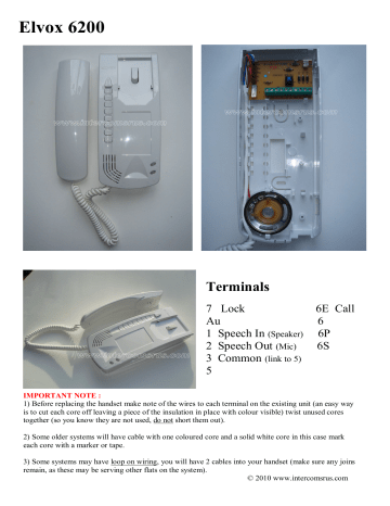 Elvox Intercom Wiring Diagram - Wiring Diagram
