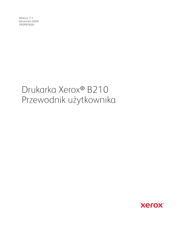 Xerox B210 Printer instrukcja | Manualzz