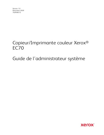 Xerox Color EC70 Printer Manuel utilisateur | Manualzz