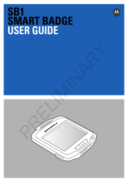 Motorola SB1 - User manual
