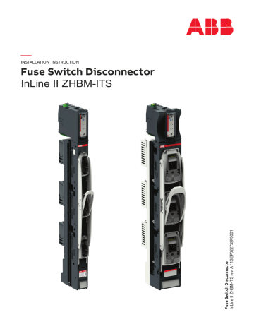 ABB InLine II ZHBM00-ITS Installation Instruction | Manualzz