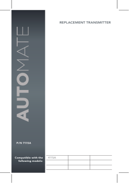 Automate 7115A - Owner's manual