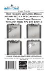 Venmar 45110 Air exchanger User Guide | Manualzz