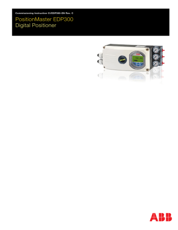 ABB PositionMaster EDP300 Commissioning Instruction | Manualzz