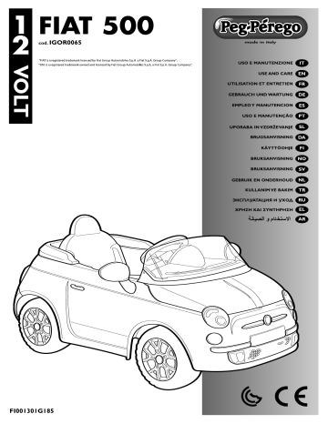 Peg Perego FIAT 500 Owner Manual | Manualzz