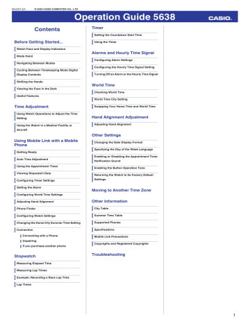 Casio Edifice ECB-20 Manual | Manualzz