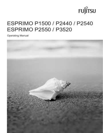 Fujitsu esprimo p1500 Owner Manual | Manualzz
