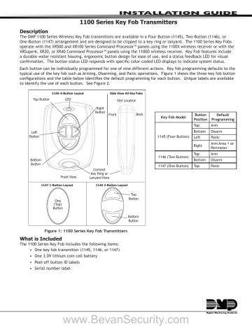 DMP Electronics 1100 Series Installation Manual | Manualzz