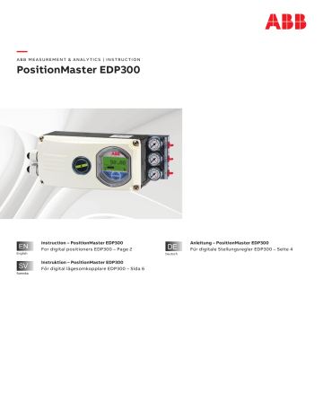 ABB PositionMaster EDP300 Bedienungsanleitung | Manualzz