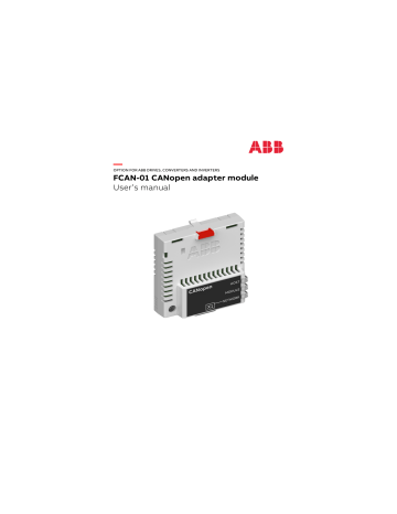 ABB FCAN-01 User Manual | Manualzz