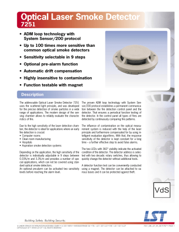LST 7251 Specification Sheet | Manualzz