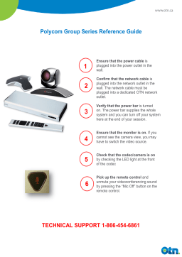 Polycom Group Series - Reference manual, Deployment Guide, User manual