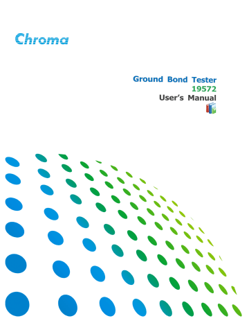 Chroma 19572 User Manual | Manualzz