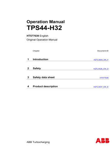 ABB TPS44-H32 Operation Manual | Manualzz