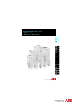 ABB ACH580-01 Series - Installation manual, Manual de usuario ...